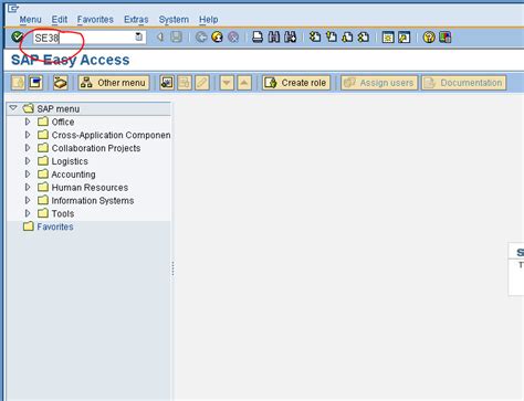 SAP TECH Menu Exits