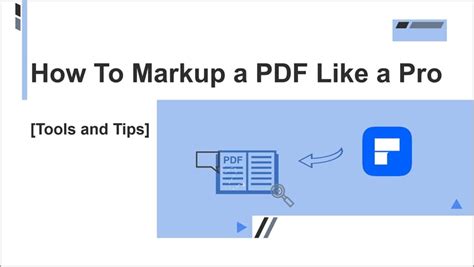 [tools and tips] how to markup a pdf like a pro