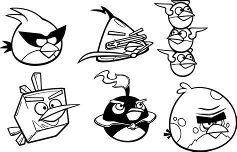 Angry Birds Space Coloring Pages Gogosenturin