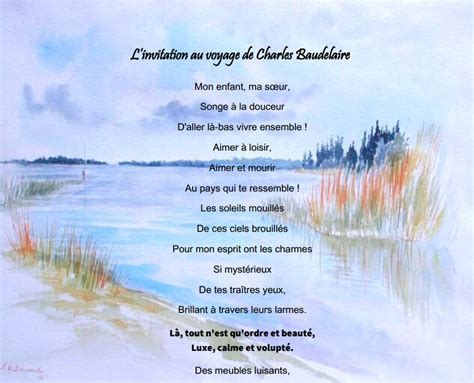 Beaudelaire linvitation au voyage Lycée le Verger