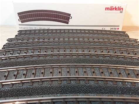 6 x Märklin 24130 C Gleis Gebogen R1 360mm Spur H0 Kaufen auf Ricardo