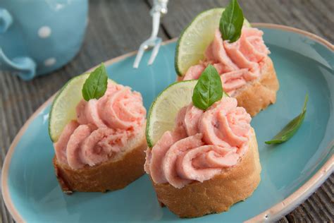 Recette Toasts La Cr Me De Saumon Fum Facile Rapide