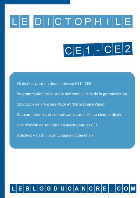 PDF Le Dictophile CE1 CE2 Le Blog Du Cancre DOKUMEN TIPS