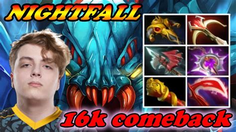 Nightfall Weaver Hard Carry K Comeback Vs Arteezy Terrorblade