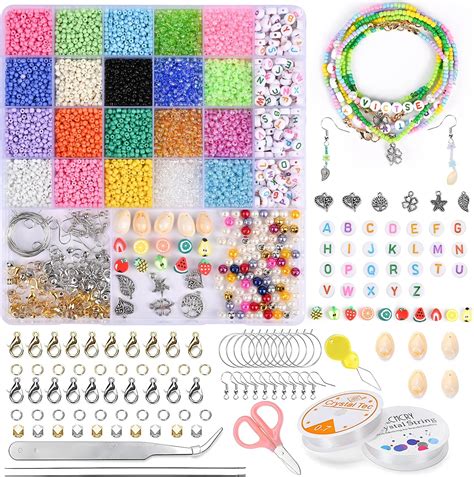 Victse Perles Pour Bracelet Couleurs Pi Ce Mm Perles Pour