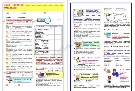 5 Sınıf Sosyal Bilgiler 2 Dönem 1 Yazılı Soruları 14 HangiSoru
