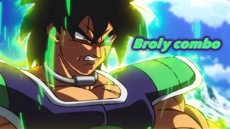 Broly Combo On Pc Z Battlegrounds Youtube