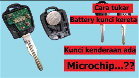 Cara Tukar Bateri Remote Kereta How To Replace Car Remote Battery