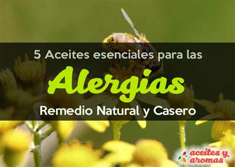 Aceites Esenciales Para La Alergia Remedio Natural Y Casero