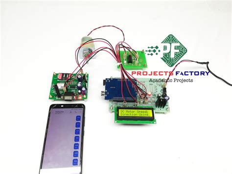 Dc Motor Direction And Speed Using Gsm