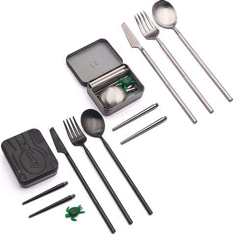 Amazon Outlery Portable Reusable Stainless Steel Travel