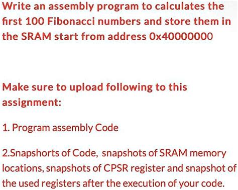 solved make sure its with arm 7 assembly language in keil uvision write an assembly program to