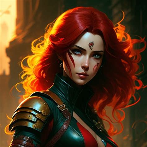 Jaya Hess Gorgeous Sunny Vibrant Red Haired Rogue Woman
