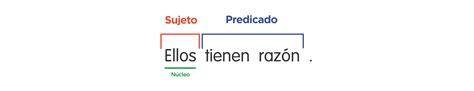 Ejemplos De N Cleo Del Sujeto Y Del Predicado