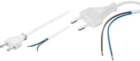 Goobay Euro Kabel Stromkabel Typ C Stecker Wei M
