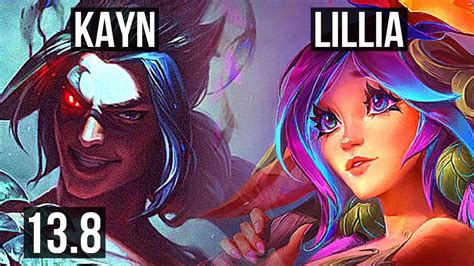KAYN Vs LILLIA JNG Rank 5 Kayn 6 1 4 Dominating TR Challenger