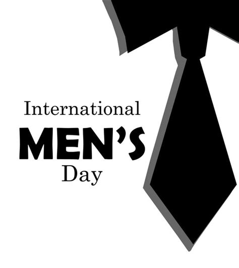 Ilustração vetorial do dia internacional do homem 19 de novembro