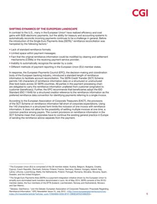 The Drive To Electronic Remittance Exchange In Business To Business