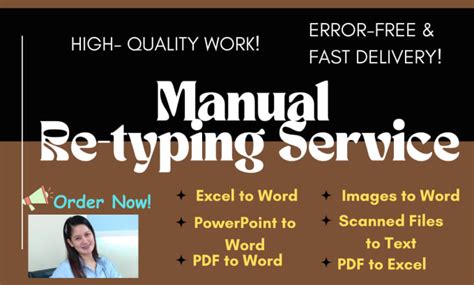 Manually Retype Or Convert Pdf Pages Images And Scanned Images To