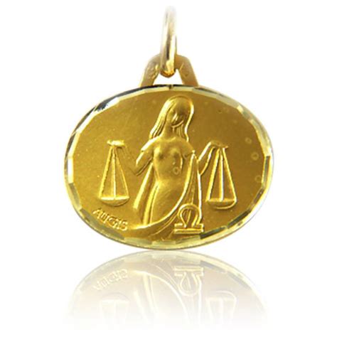 Médaille Zodiaque Facettée Balance Augis Ocarat