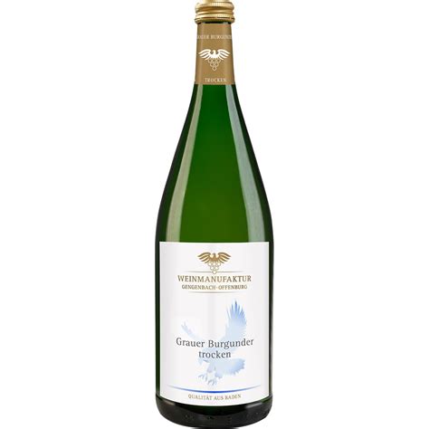 Weinmanufaktur Gengenbach 2022 Grauer Burgunder Trocken 1 0 L