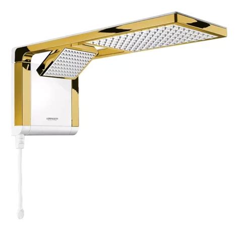 Chuveiro Lorenzetti Acqua Ultra Duo Gold Dourado Parcelamento Sem Juros