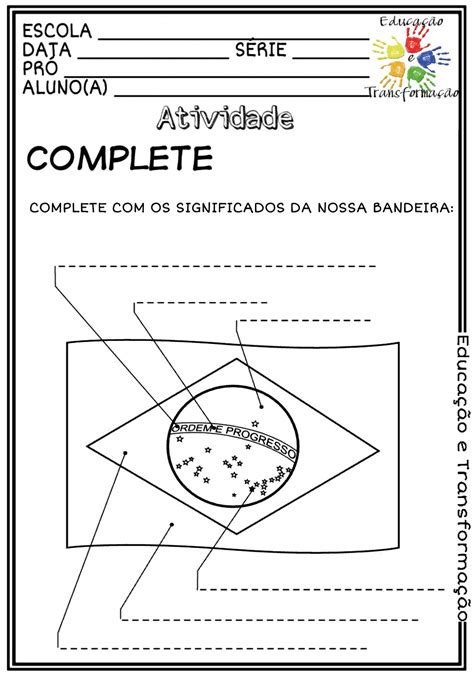 Dia Da Bandeira Colorindo As Bandeiras Utilizadas No Brasil Em