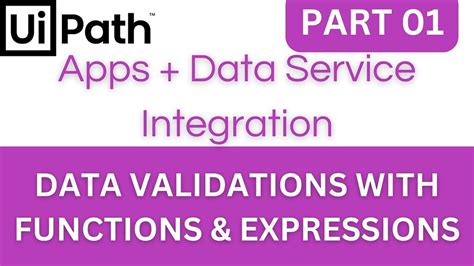 Uipath Apps Data Service Integration Part Validate Forms With