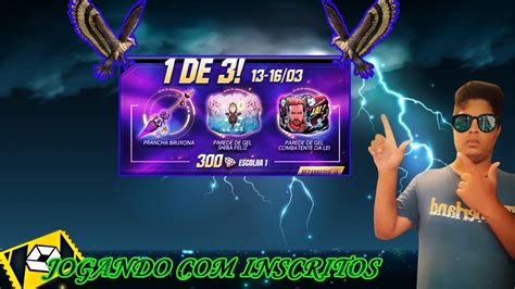 Live Ff Free Fire Ao Vivo Sala Personalizada Jogando Inscritos