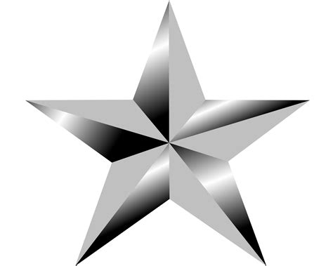 Silver Star PNG Image PurePNG Free Transparent CC0 PNG Image Library