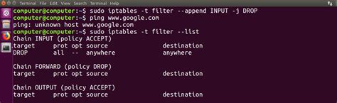 Comando Iptables En Linux Con Ejemplos Acervo Lima