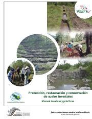 Protección y conservación de suelos forestales Manual de obras