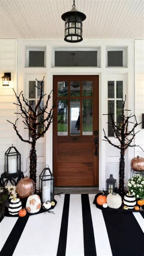 DIY Fall Front Door Decorations Fall Home Decor Elegant Halloween