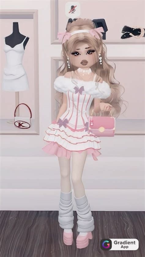 DTI FIT Theme Coquette Soft Style In 2024 Dress To Impress Cute