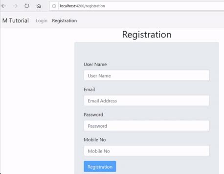 Angular Login Logout Registration Example Php Api
