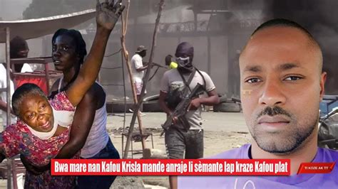 Bagay yo dejenere nan Kafou Krisla ak Boutba sèmante yap kraze Kafou