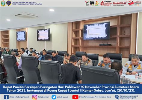 Rapat Panitia Persiapan Peringatan Hari Pahlawan 10 November Provinsi