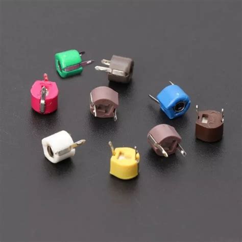 45 PCS TRIMMER Capacitor Kit Assorted 9 Values Adjustable Variable