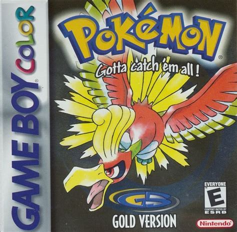 Pok Mon Gold Version Cover Or Packaging Material Mobygames