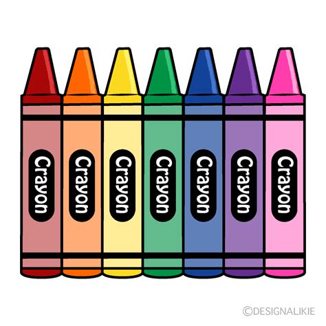 Crayons Clip Art Free Png Imageillustoon