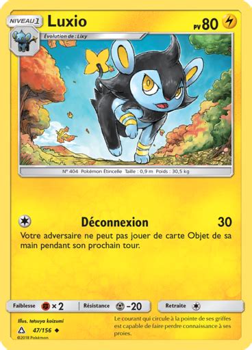 Luxio Soleil et Lune Ultra Prisme 47 Poképédia