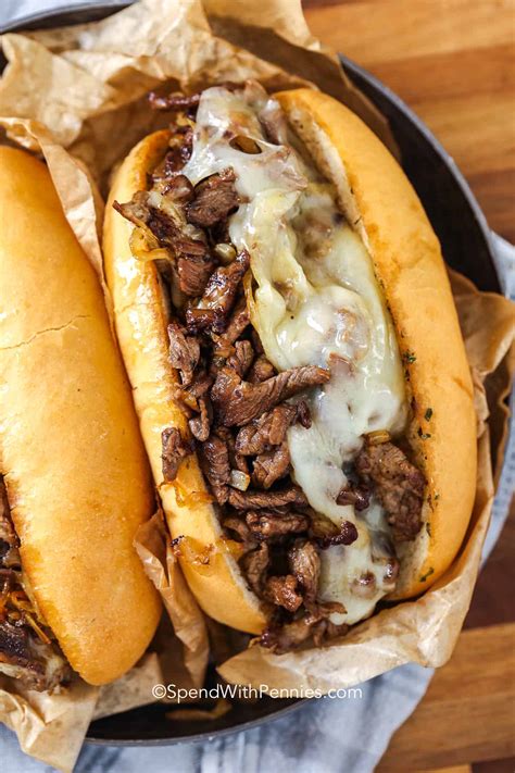 Easy Philly Cheesesteaks Spend With Pennies Be Yourself Feel Inspired
