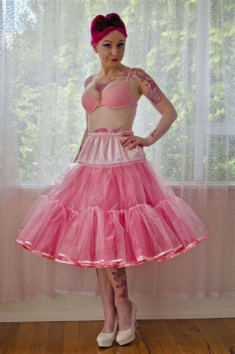 Pin By Jacqueline Lingerie On Pretty In Pink Petticoat Dress Tea