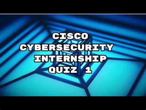 CISCO Cybersecurity Quiz 1 Answers YouTube