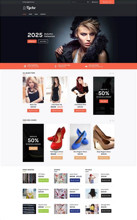 32 Best Free ECommerce Website Templates And WordPress Themes For