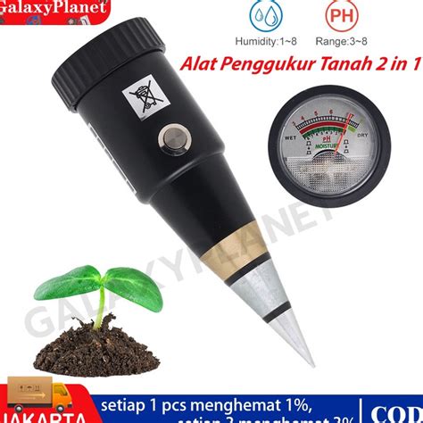 Jual ZP9171 Alat Ukur Kelembaban Tanah Soil Moisture PH Meter Tester