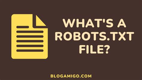 What Is A Robots Txt File And How Do You Create One Beginners Guide