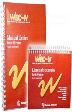 Libro Wisc Iv Escala Wechsler De Inteligencia Para Ni Os Iv Prueba