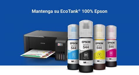 Botella De Tinta Epson Ecofit Color Negro T544 Suministros Y Tintas