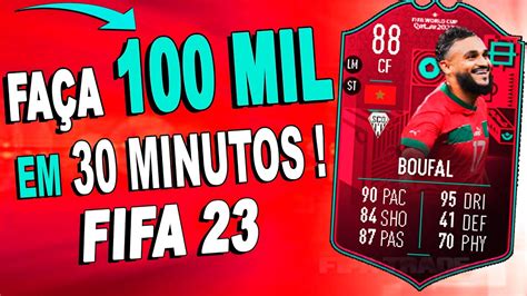 NOVO FIFA 23 FAÇA 100K em 30 MINUTOS DICA DE TRADE fácil e
